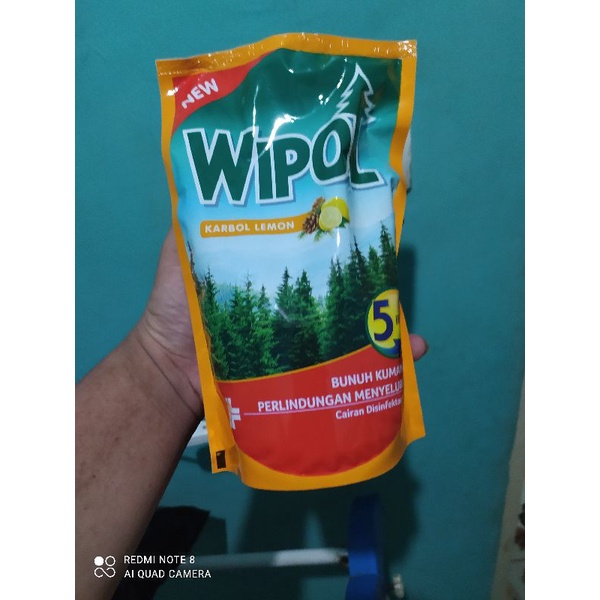 Jual Wipol Sabun Karbol Pembersih Lantai Lemon Tangguh Bunuh Kuman 780 ...