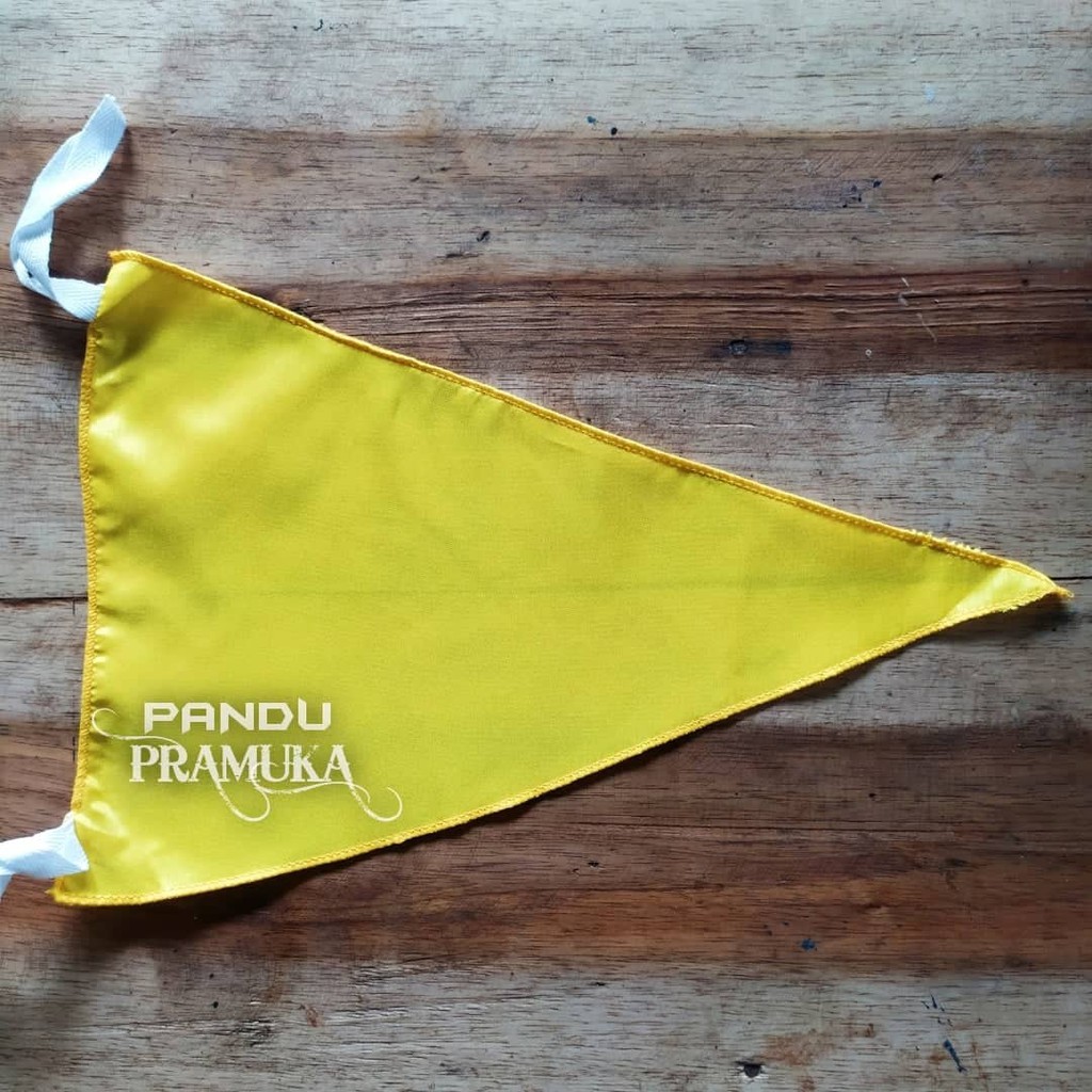 Jual bendera barung pramuka warna kuning | Shopee Indonesia