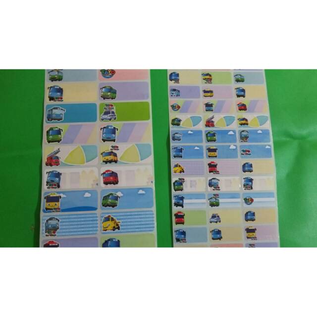 Jual TAYO Stiker label nama waterproof anti air murah | Shopee Indonesia