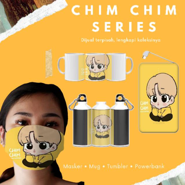Jual Kpop BTS stuff Masker, Mug, Tumbler, Powerbank 10000 mAh Jimin ...