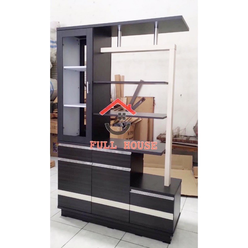 Jual Penyekat Ruangan partisi Divider Minimalis 2 Sisi Grey Top Quality ...