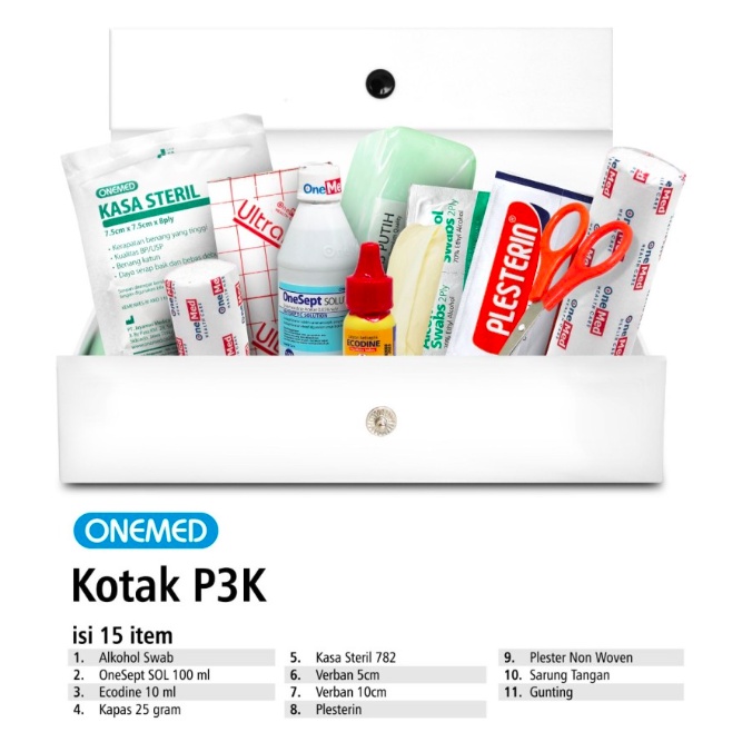 Jual Onemed Kotak P3K Onemed + Isi OneMed | Shopee Indonesia Jual Onemed Kotak P3K Onemed + Isi OneMed | Shopee Indonesia