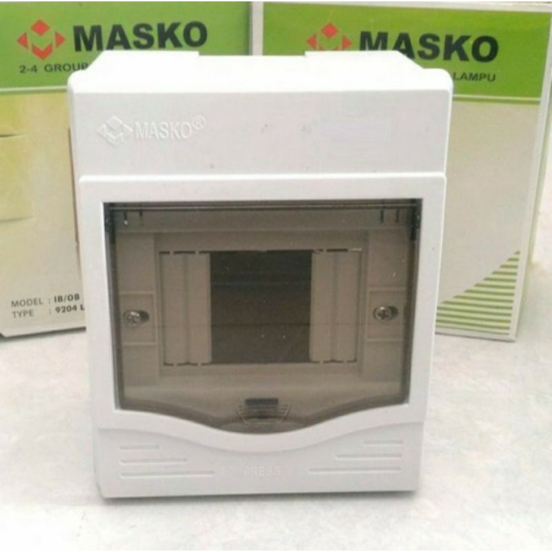 Jual Box MCB / Panel Box Masko IB/OB 4 grup / Group 9804 | Shopee Indonesia