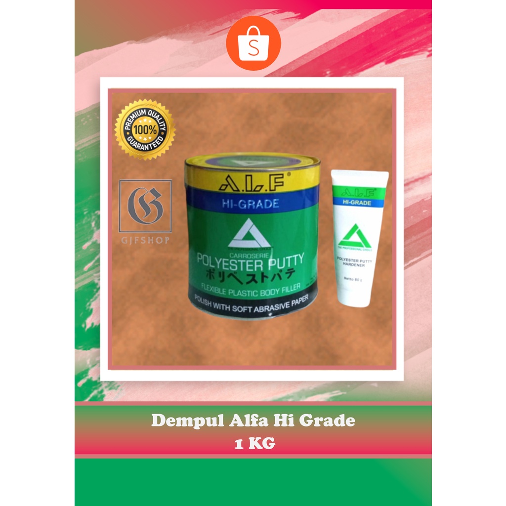Jual Dempul Alfa Hi Grade 1kg | Shopee Indonesia