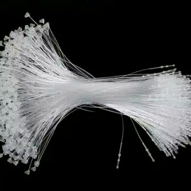 Jual 500 Pcs LOCK PINS 5" INCH HITAM/PUTIH LOOP PINS TALI HANG TAG 5 ...