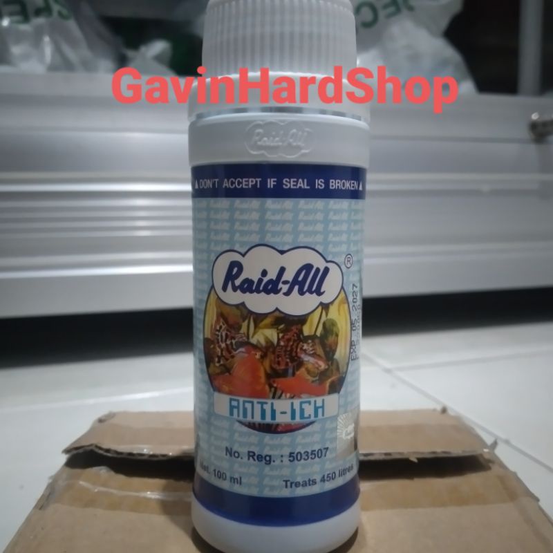 Jual Raid All Anti Ich ml Obat ikan anti ich 100 ml | Shopee Indonesia