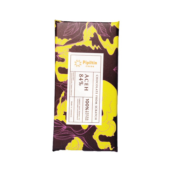 Jual Pipiltin Cocoa Chocolate Bar Aceh 84% 80Gr | Shopee Indonesia
