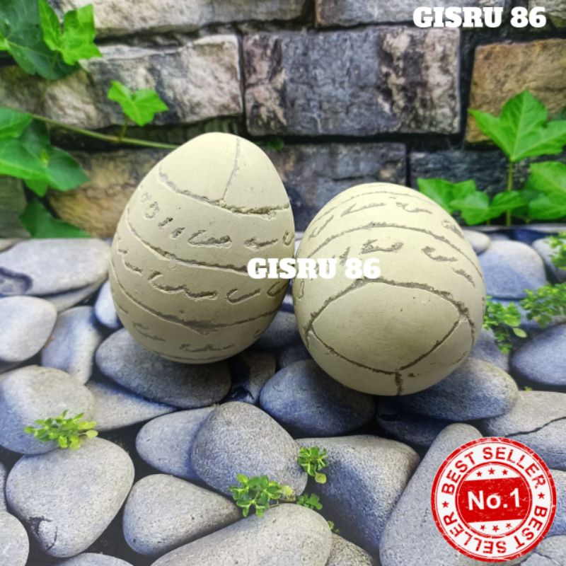 Jual SPESIAL Koleksi telur rajahan jumbo antik putih | Shopee Indonesia