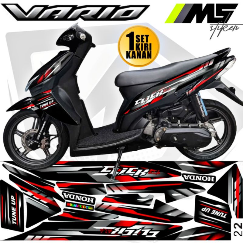 Jual Decal Sticker Striping Variasi Vario 110 Old 2006-2013 /Vario 110 ...