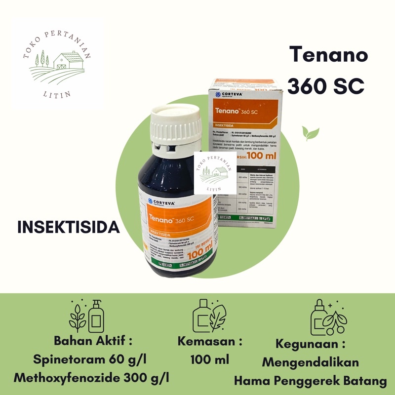 Jual Tenano 360 SC - 100 ml ( Insektisida ) Pengendali Penggerek Batang ...