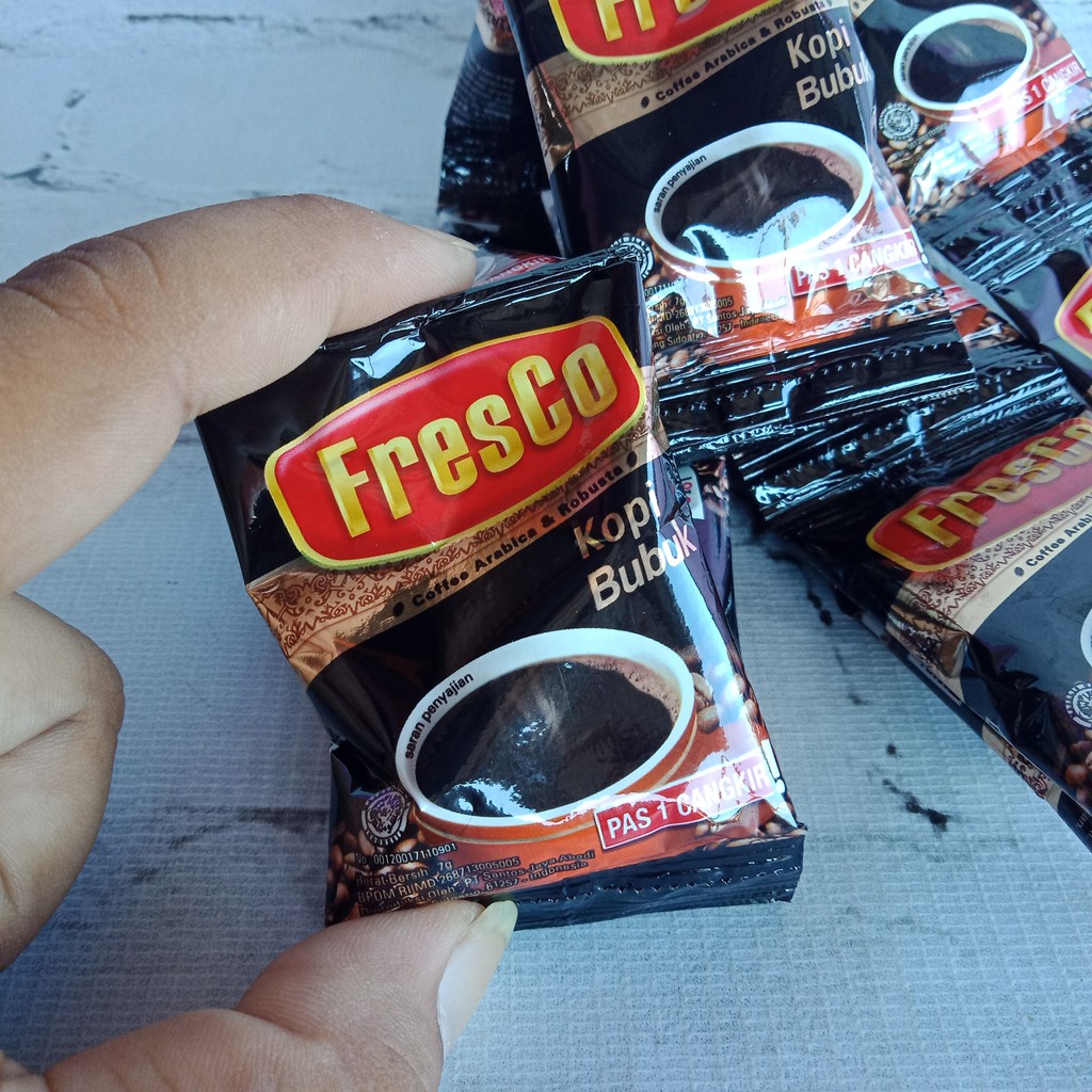 Jual KOPI FRESCO MINI RENCENG PAS SATU CANGKIR MUIRAH (15 sachet ...
