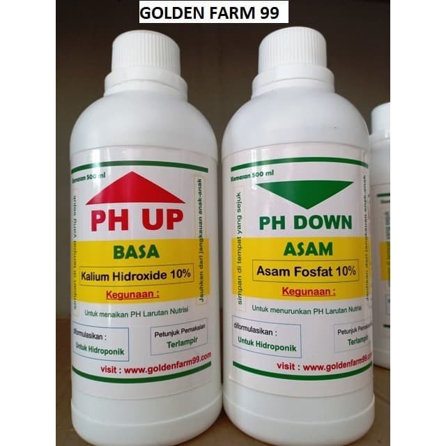Jual PH UP dan PH Down Harga terjangkau Kemasan 500ml Khusus Hidroponik | Shopee Indonesia