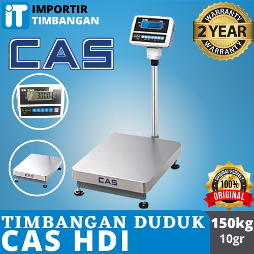 Jual TIMBANGAN DUDUK DIGITAL 150KG/ TIMBANGAN DIGITAL CAS HDI 150KG New Original Garansi ...