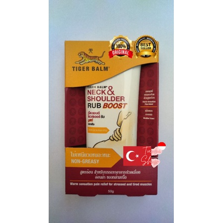 Jual Tiger Balm Neck & Shoulder Rub Boost - Balsem Tiger Red - Balsem ...