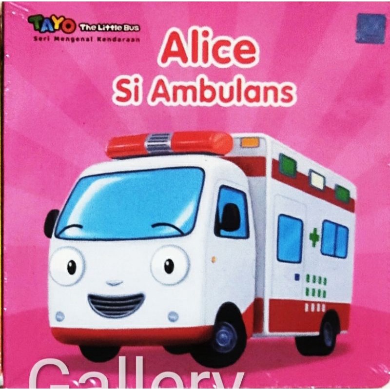 Jual Tayo Seri Mengenal Kendaraan Tayo Si Bus Kecil Alice si Ambulance ...