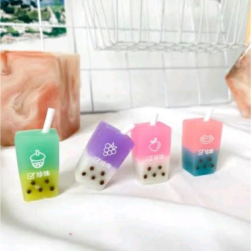 Jual Penghapus boba drink bubble tea eraser hapusan bentuk lucu unik ...