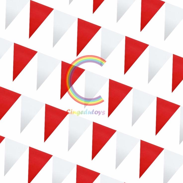 Jual (V-AEY) (♥) Bendera / banner merah putih segitiga / hut RI ...