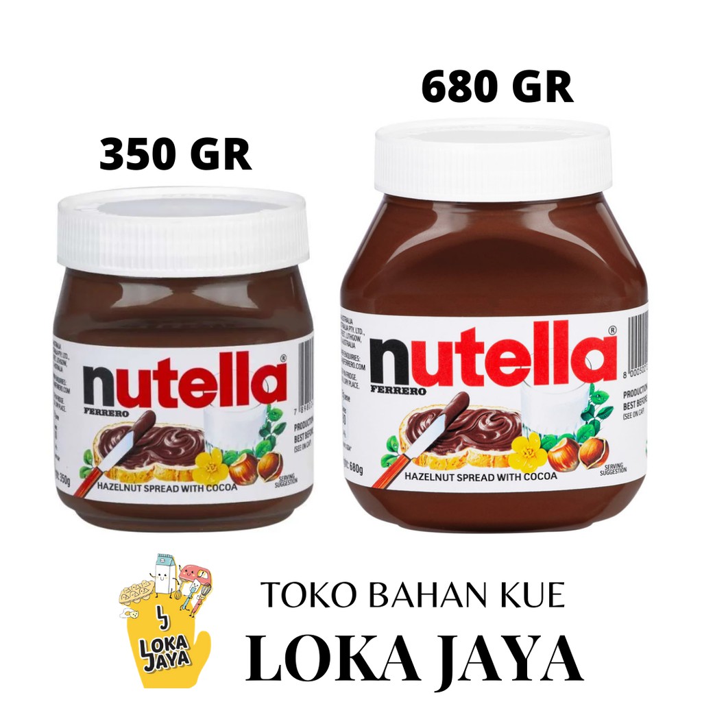 Jual NUTELLA SELAI COKLAT 350G | Shopee Indonesia