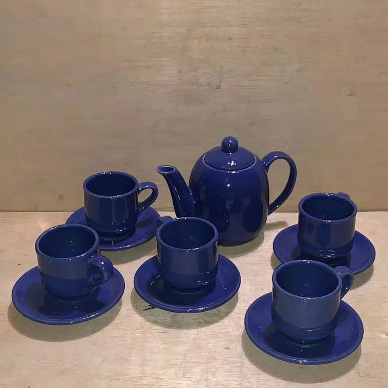 Jual Gelas Mug Cangkir Lepek Teko Teh Kopi Susu Set Emerald SAPP ...