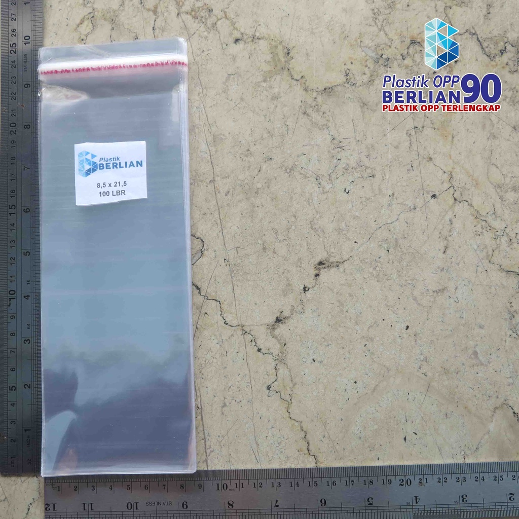 Jual Plastik Opp 8,5x25 cm Plastik Opp Seal Plastik Opp Lem Plastik ...