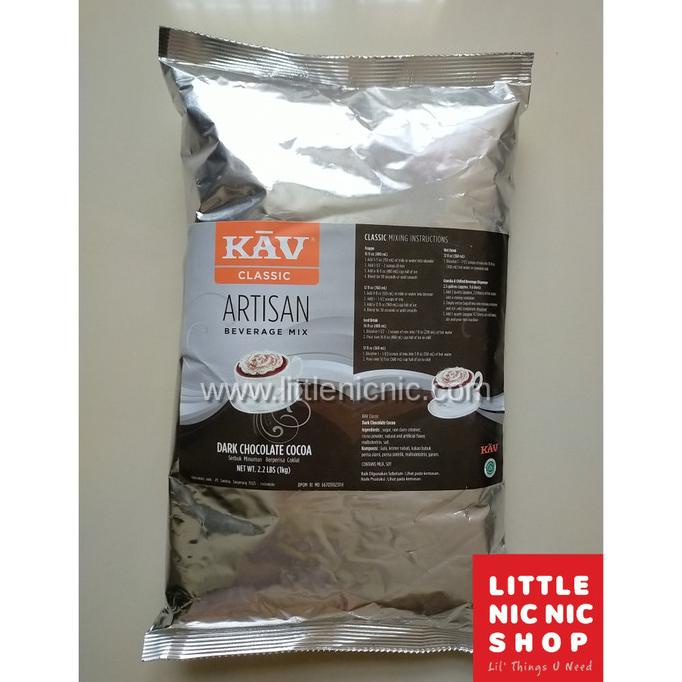Jual Kav Classic Dark Chocolate Cocoa Artisan Beverage Mix Bubuk ...