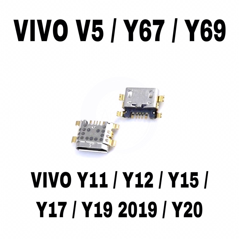 Jual Konektor Cas Charger VIVO V5 Y67 Y69 Y11 Y12 Y15 Y17 Y19 Y20 - Con ...