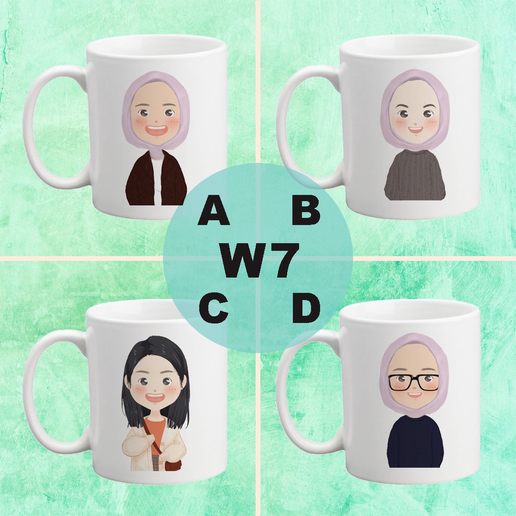 Jual MUG CUSTOM UNIK LUCU AVATAR / GELAS CUSTOM / MUG AVATAR (V1 ...