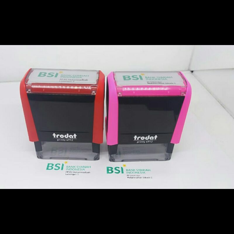 Jual STEMPEL JADI TRODAT PRINTY 4912 CUSTOM BSI | Shopee Indonesia