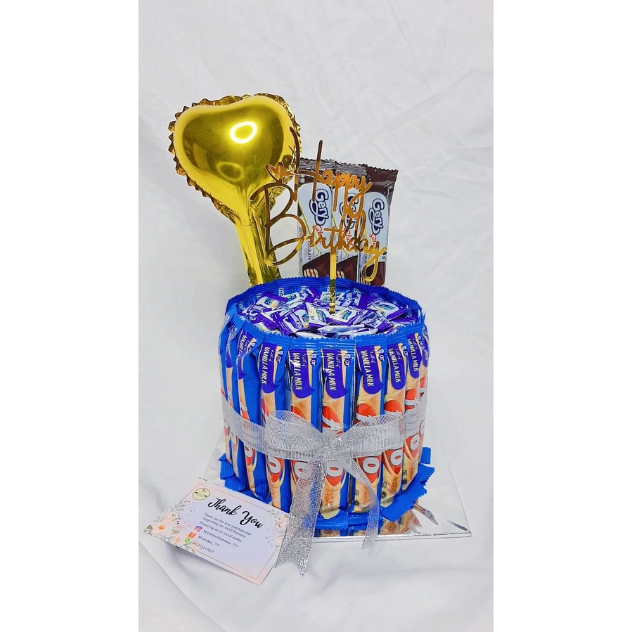 Jual SNACK TOWER/KUE ULANGTAHUN/SNACK CAKE/SNACK TART/SNACK ULTAH ...