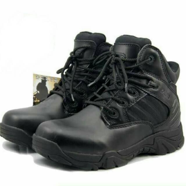 Jual Sepatu Tactical Delta Hitam 6inc Sepatu Import | Shopee Indonesia