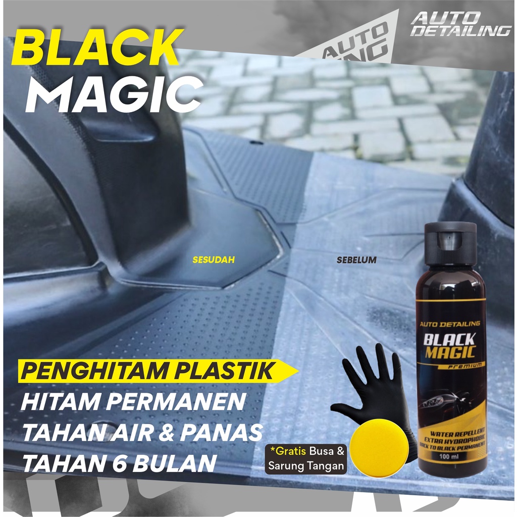 Jual Auto Detailing Black Magic Trim Restorer Penghitam Plastik Body ...