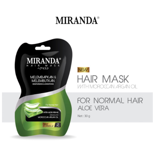 Jual MIRANDA Hair Mask | Masker Rambut Sachet 30gr | Shopee Indonesia