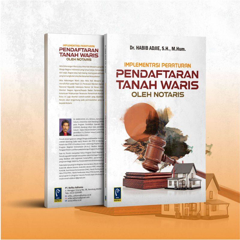 Jual REFIKA - BUKU IMPLEMENTASI PERATURAN PENDAFTARAN TANAH WARIS OLEH ...