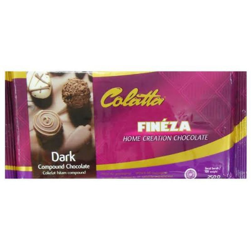 Jual Colatta Compound Fineza Dark 250gr | Shopee Indonesia