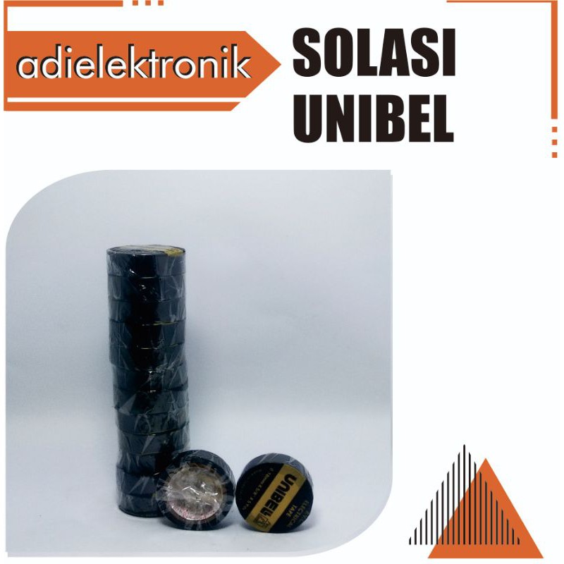 Jual Isolasi unibel hitam isolasi kabel listrik | Shopee Indonesia