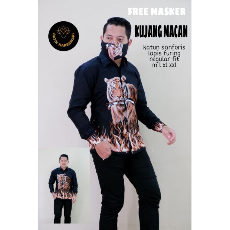 Jual Batik Kujang Macan | Shopee Indonesia