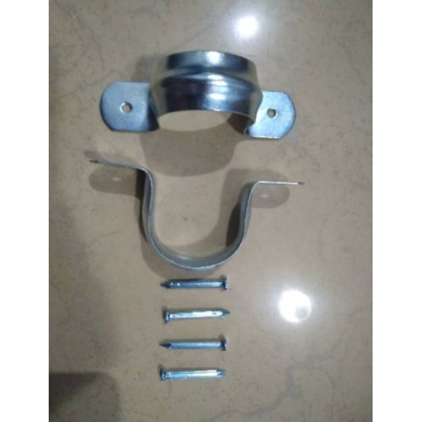 Jual Klem Tiang Antena Include Paku Beton | Shopee Indonesia