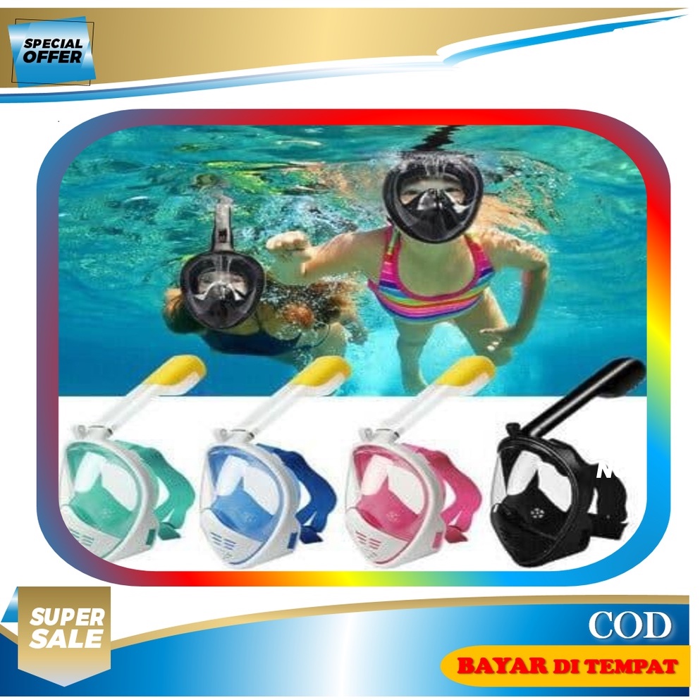Jual Alat Selam Diving Snorkling Tribord Subsea Snorkling Musk | Shopee ...