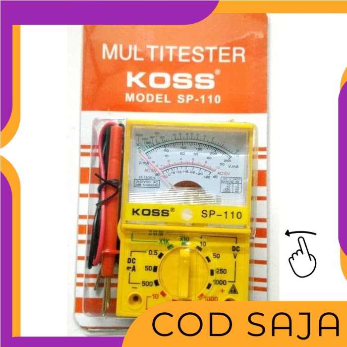 Jual Alat multites SET kwh multimeter Analog miltites manual test daya ...