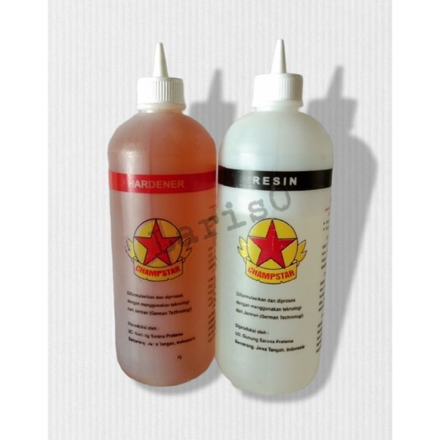 Jual Lem Bintang Epoxy Champstar 1kg Full (Tutup Putih) | Shopee Indonesia