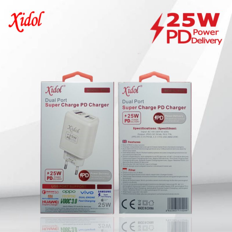 Jual CHARGER/CAS IDOL PD2 25W TANPA KABEL | Shopee Indonesia