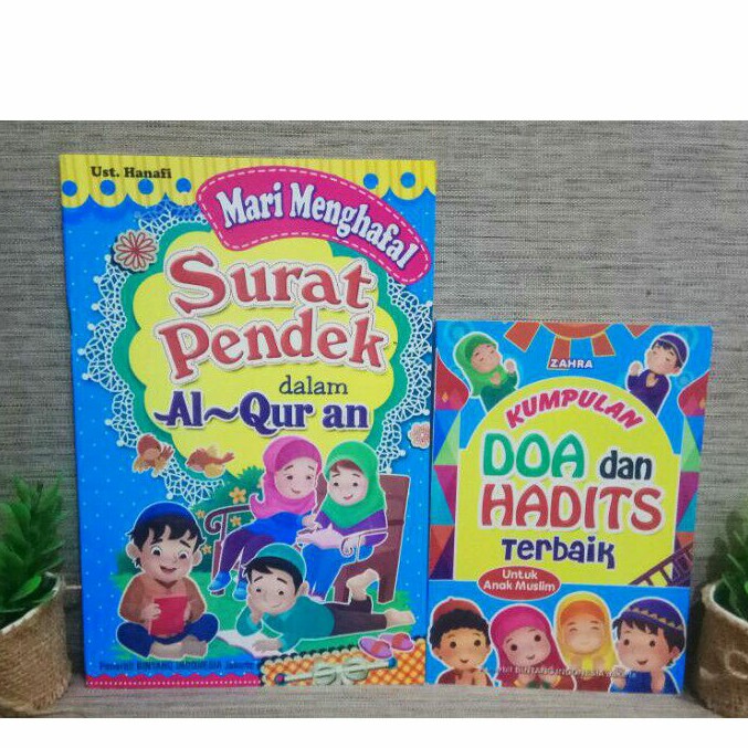 Jual buku doa hadist dan surat pendek untuk anak paket | Shopee Indonesia