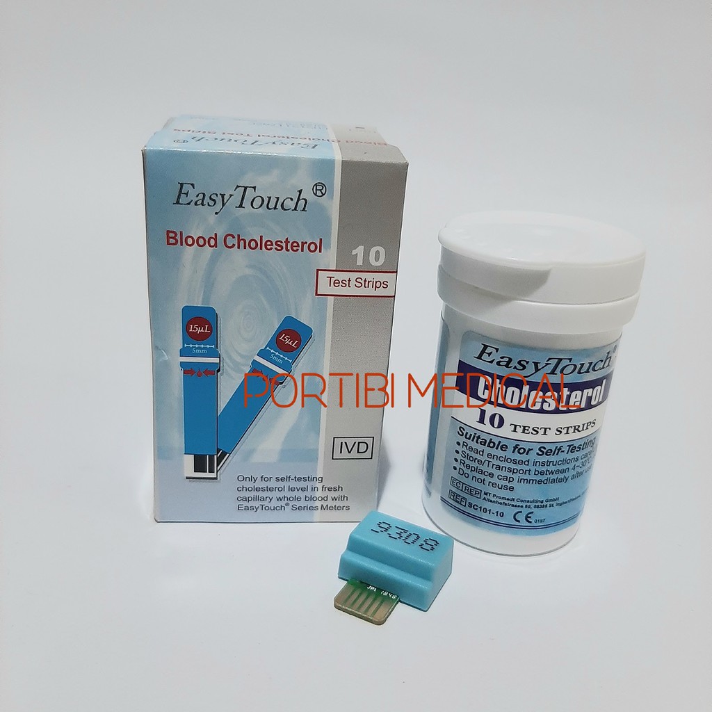 Jual Strip Kolesterol Easy Touch / Easy Touch Blood Cholesterol Strips ...