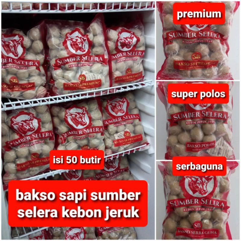 Jual PROMO BAKSO SUMBER SELERA SB Kebon jeruk PREMIUM/ POLOS/ SERBAGUNA | Shopee Indonesia