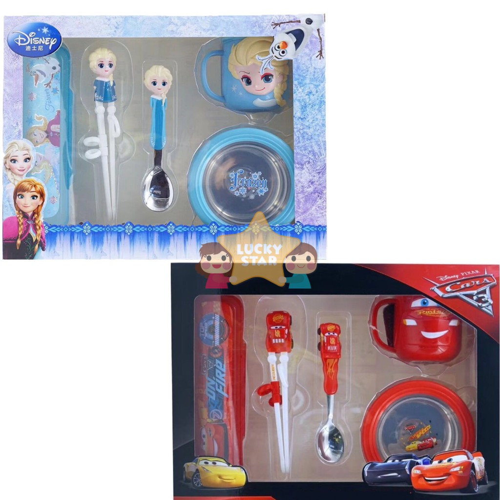 Jual ALAT MAKAN ORIGINAL DISNEY FROZEN ELSA CARS CHOPSTICK DISNEY GIFT ...
