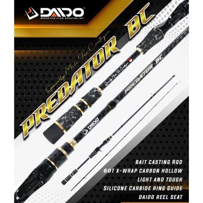 Jual JORAN SB2 DAIDO PREDATOR BAIT CASTING 180 & SPINING 198 | Shopee Indonesia