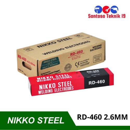 Jual Nikko Kawat Las RD-460 RD 460 2,6mm Steel Welding Electrode 1 Pak 5kg | Shopee Indonesia