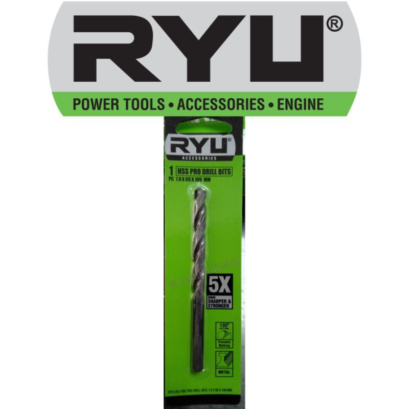 Jual MATA BOR BESI ECERAN 1 -10MM RYU || HSS PRO DRILL RYU | Shopee ...