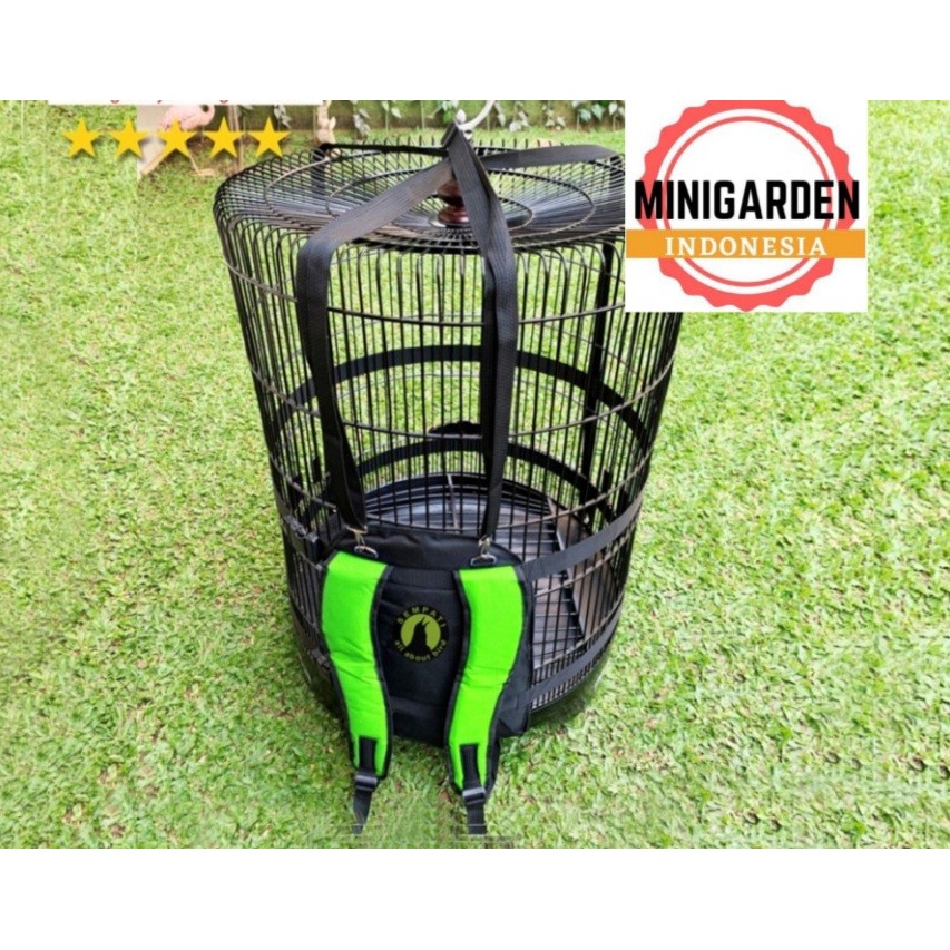 Jual TAS GENDONG SANGKAR BURUNG 4 TALI tas ransel bawa sangkar naik ...