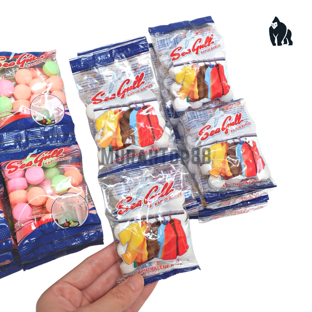 Jual Kamper Set Seagull 25 gr / Naphthalene Putih & Warna Warni Sachet ...